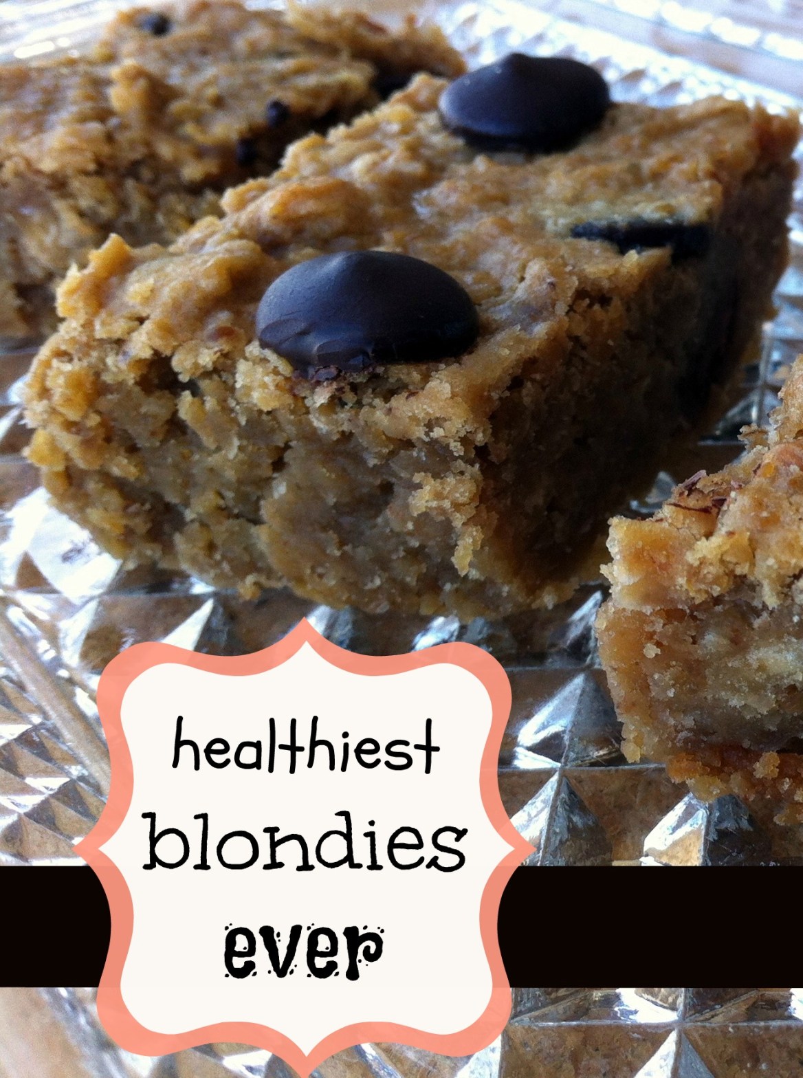 Healthiest Blondies Ever | Chicken Nugget Girl
